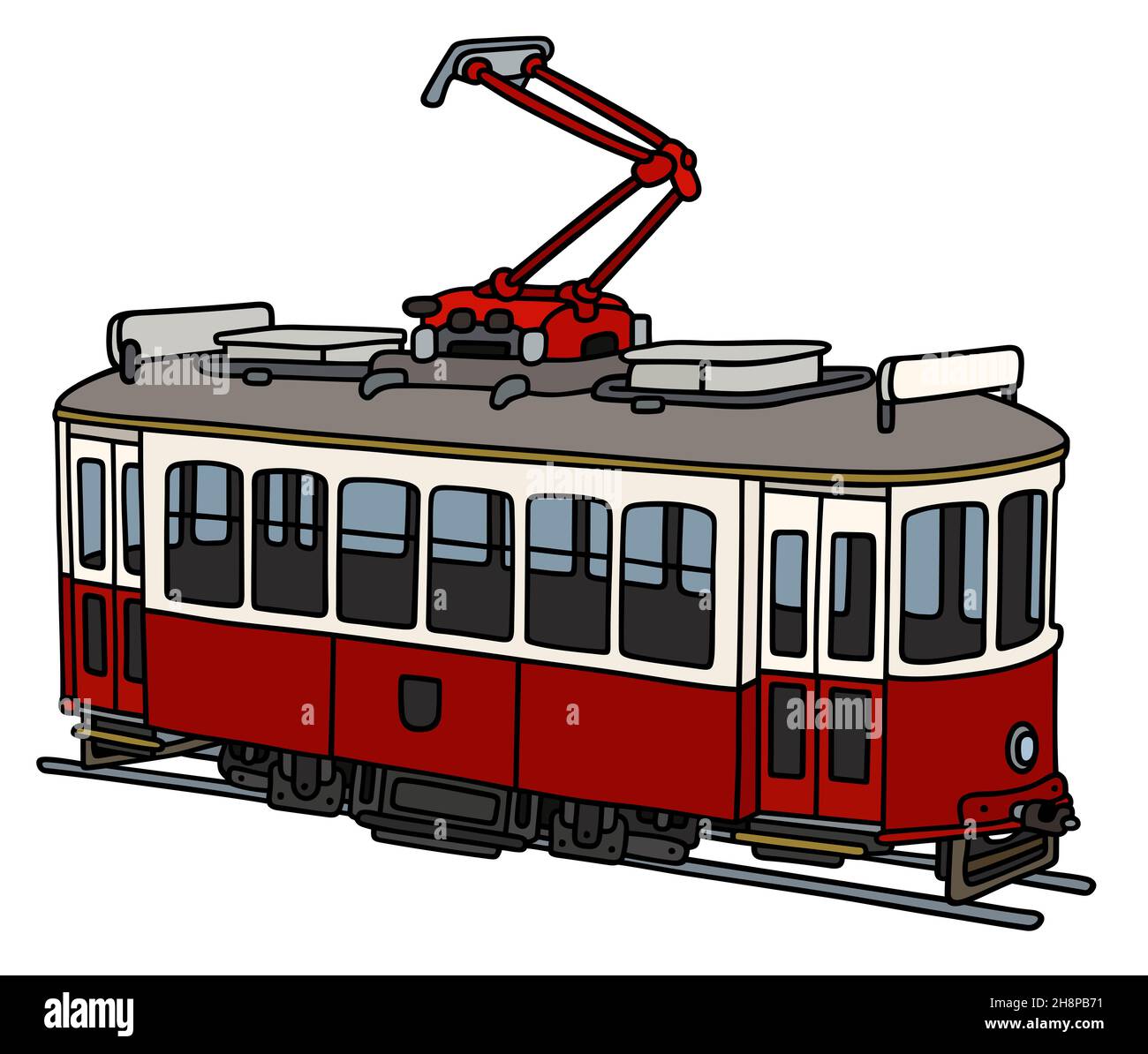 Classic tramway Cut Out Stock Images & Pictures - Alamy
