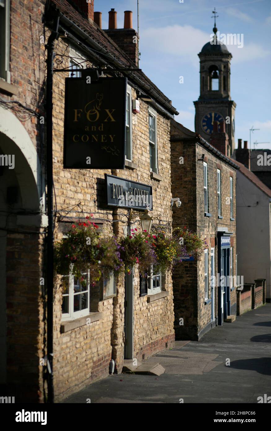 Fox and Coney pub in South Cave,East riding of Yorkshire along the ...