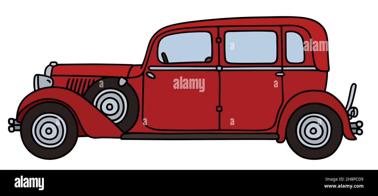 Old limousine Cut Out Stock Images & Pictures - Alamy