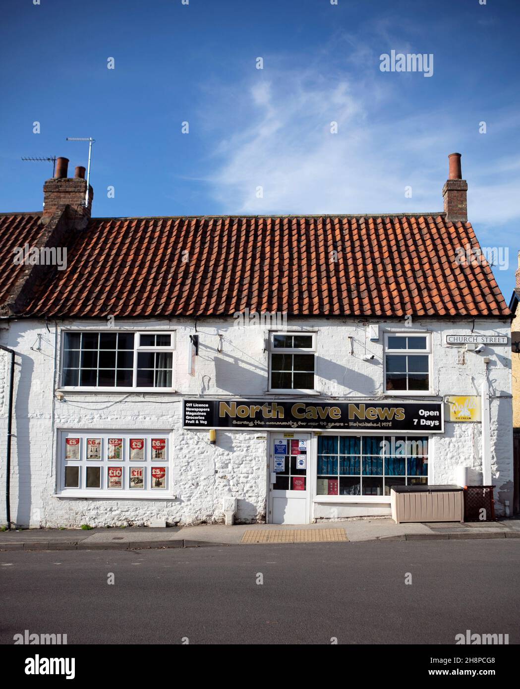 North Cave News grocery shop in North Cave,East riding of Yorkshire ...