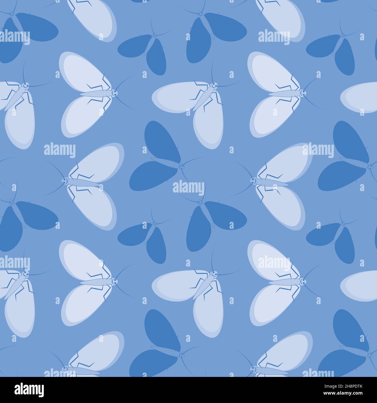 Seamless pattern, endless texture - Illustration on a square background ...
