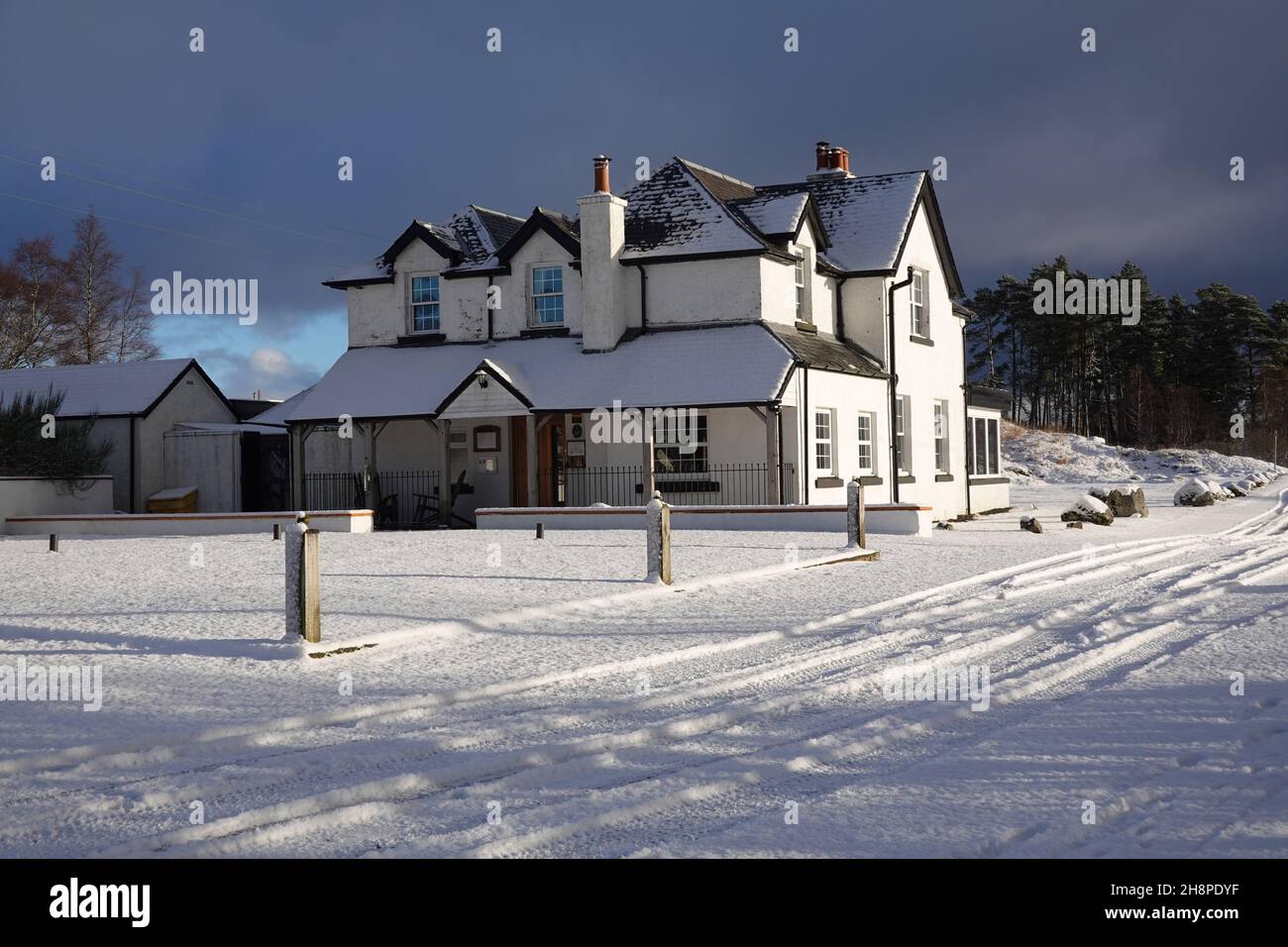Moor of Rannoch Hotel, Perthshire, Scottish Highlands, UK Stock Photo ...