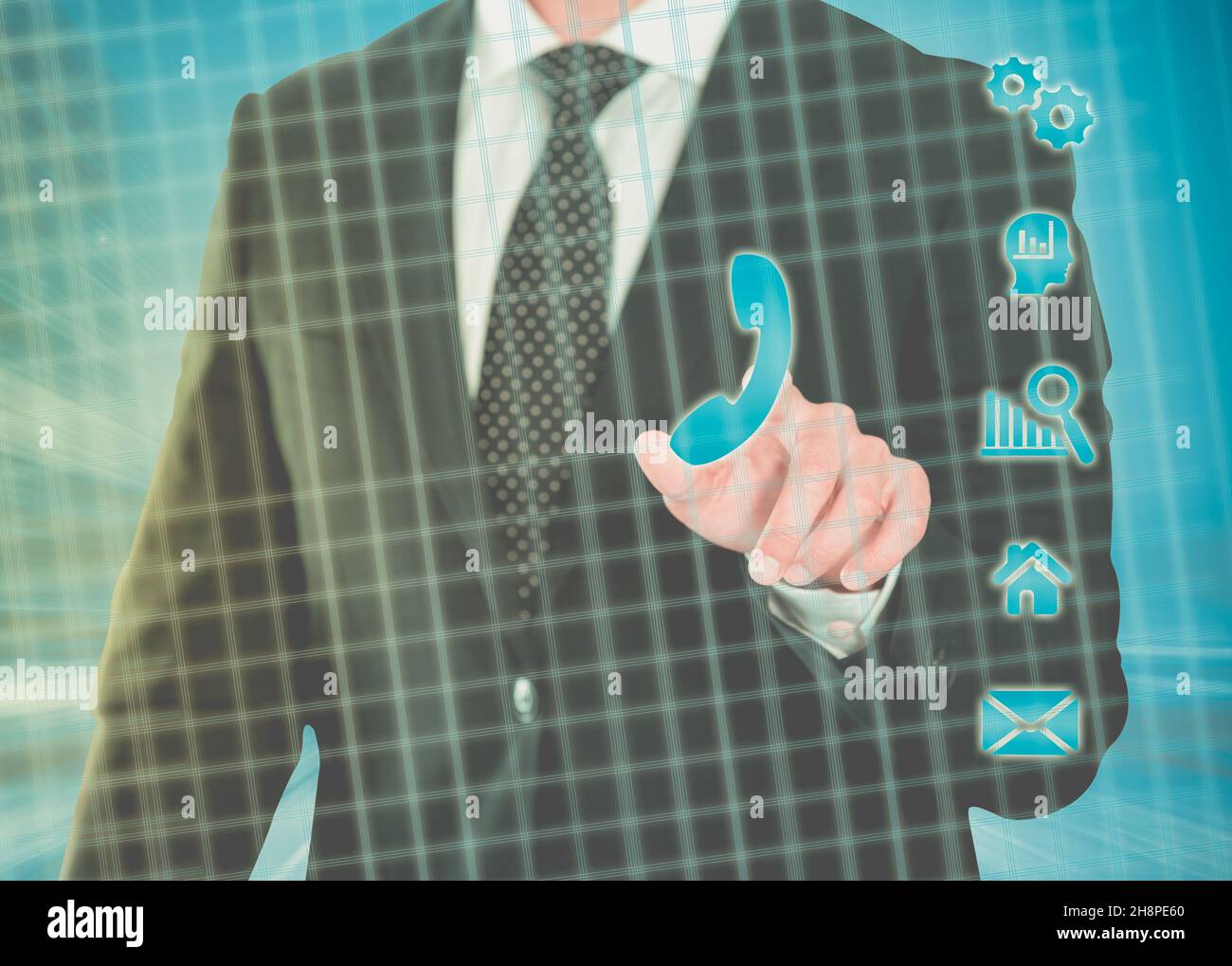 Touchscreen phone call hi-res stock photography and images - Alamy