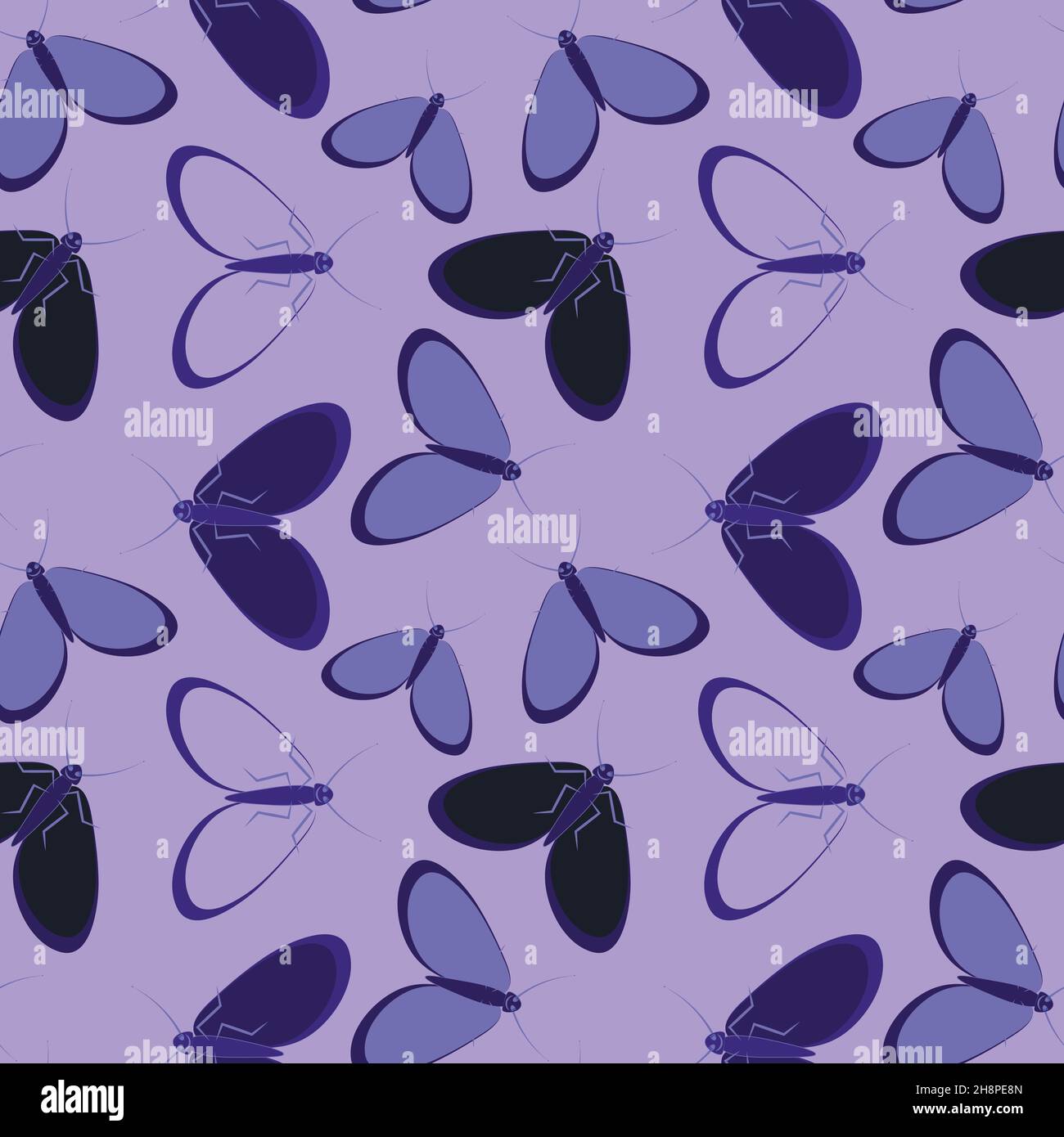 Seamless pattern, endless texture - Illustration on a square background ...