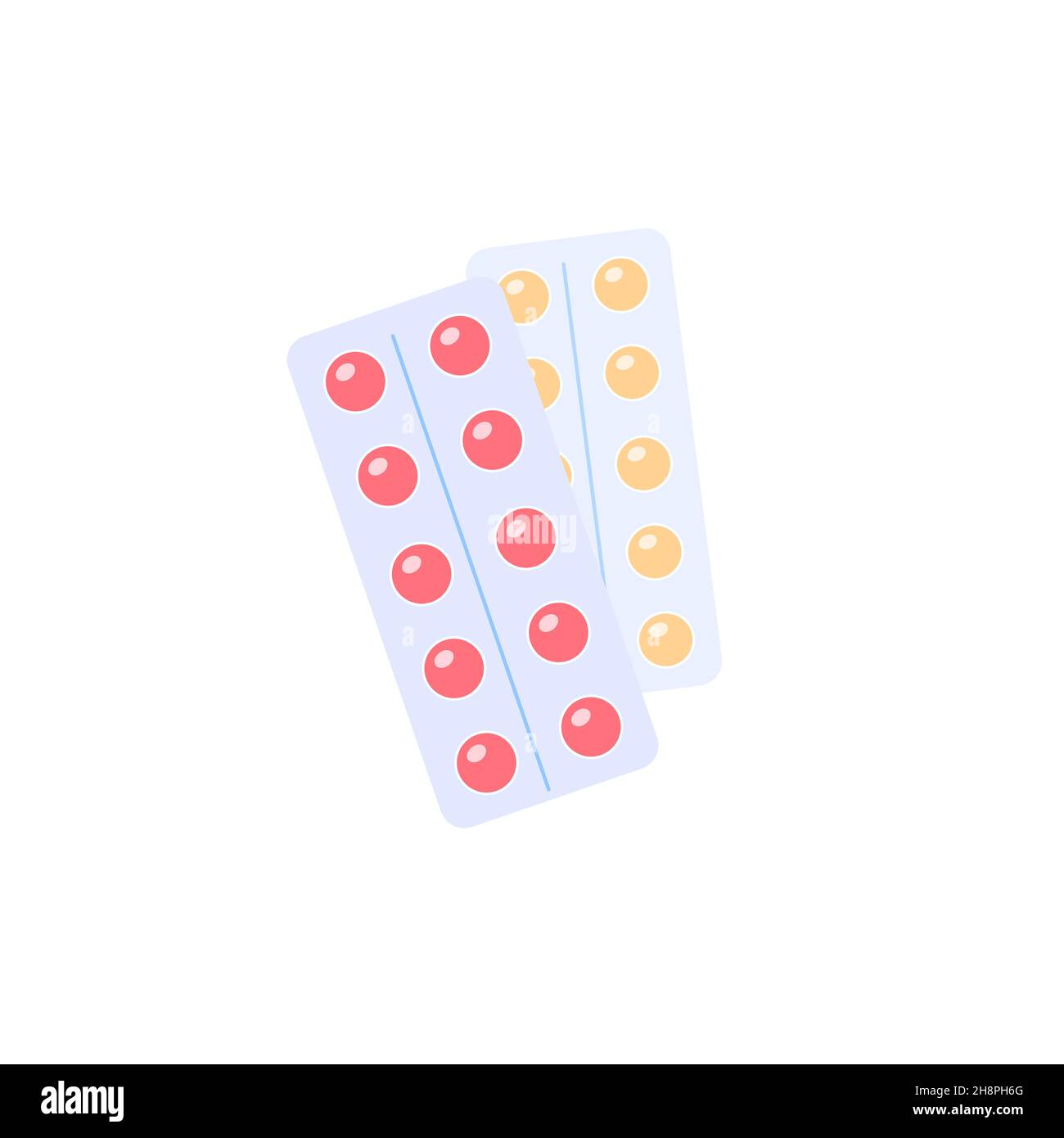 Flat cartoon medication drugs and pills,health care vector illustration ...