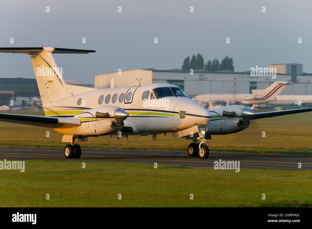 London Executive Aviation Beechcraft Super King Air 200 plane G-FRYI ...