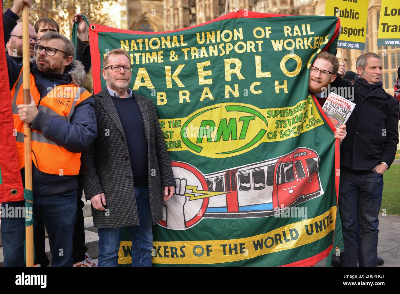 Rmt union banner hi-res stock photography and images - Alamy