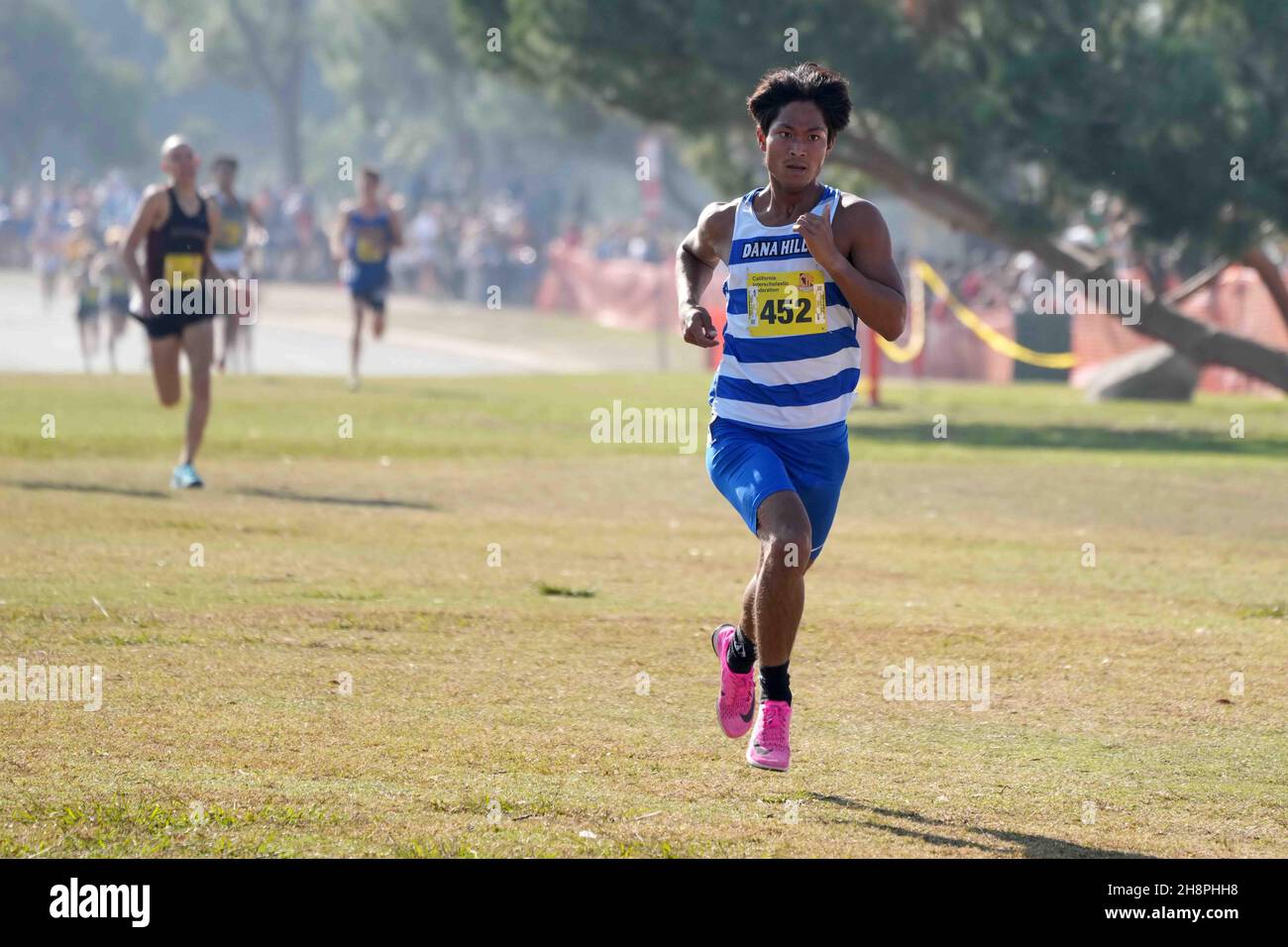 Jai Dawson of Dana Hills wins the boys Division 2 race in 15:19.1 ...