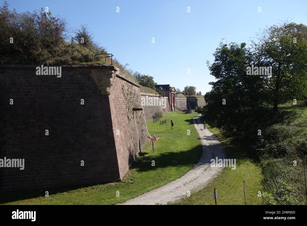 Neuf Brisach, Alsace, France. France, Alsace, Neuf-Brisach, citadel ...