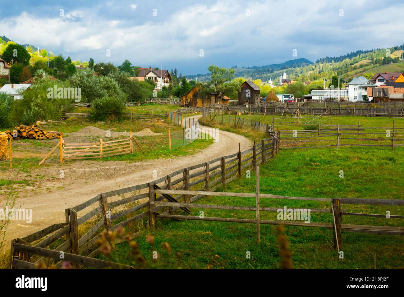 Old Sadova village Stock Photo - Alamy