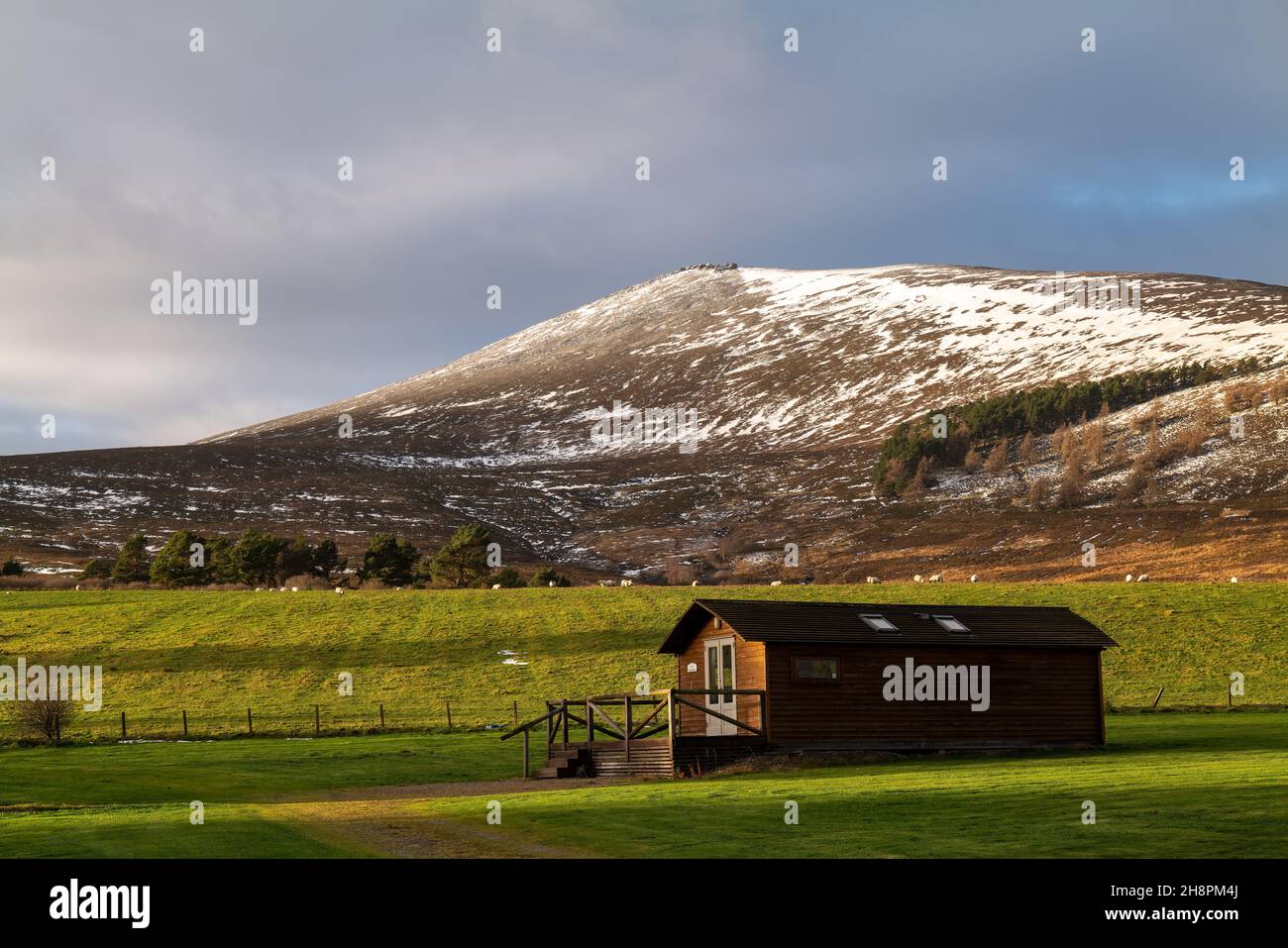DUFFTOWN, MORAY, SCOTLAND - 1 DECEMBER 2021: This is the peak of Moray ...