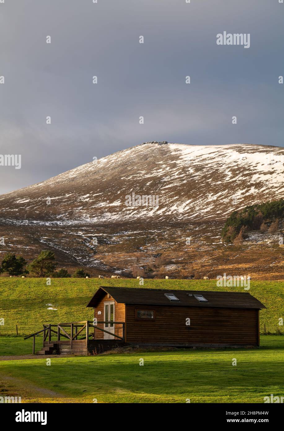 DUFFTOWN, MORAY, SCOTLAND - 1 DECEMBER 2021: This is the peak of Moray ...