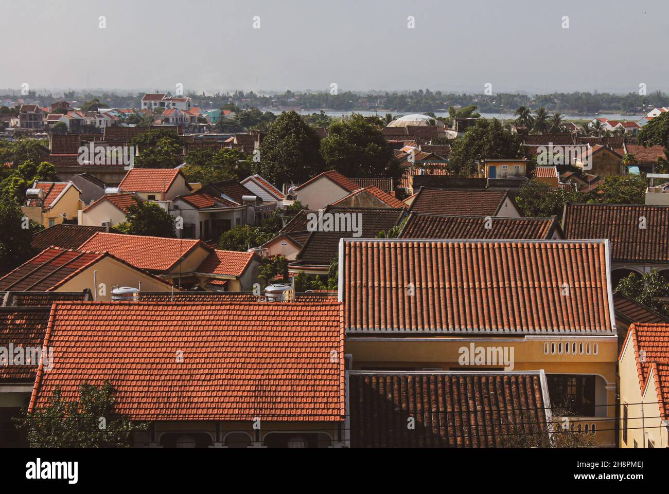 Aerial view of houses in a residential area Stock Photo - Alamy