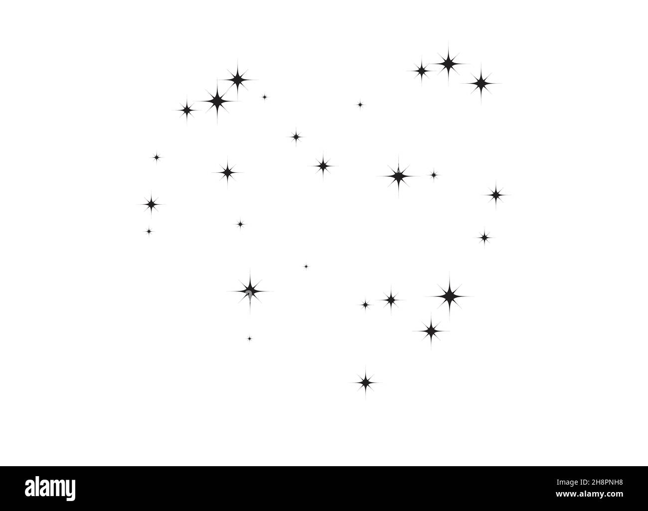 Cluster of stars vector vectors hi-res stock photography and images - Alamy
