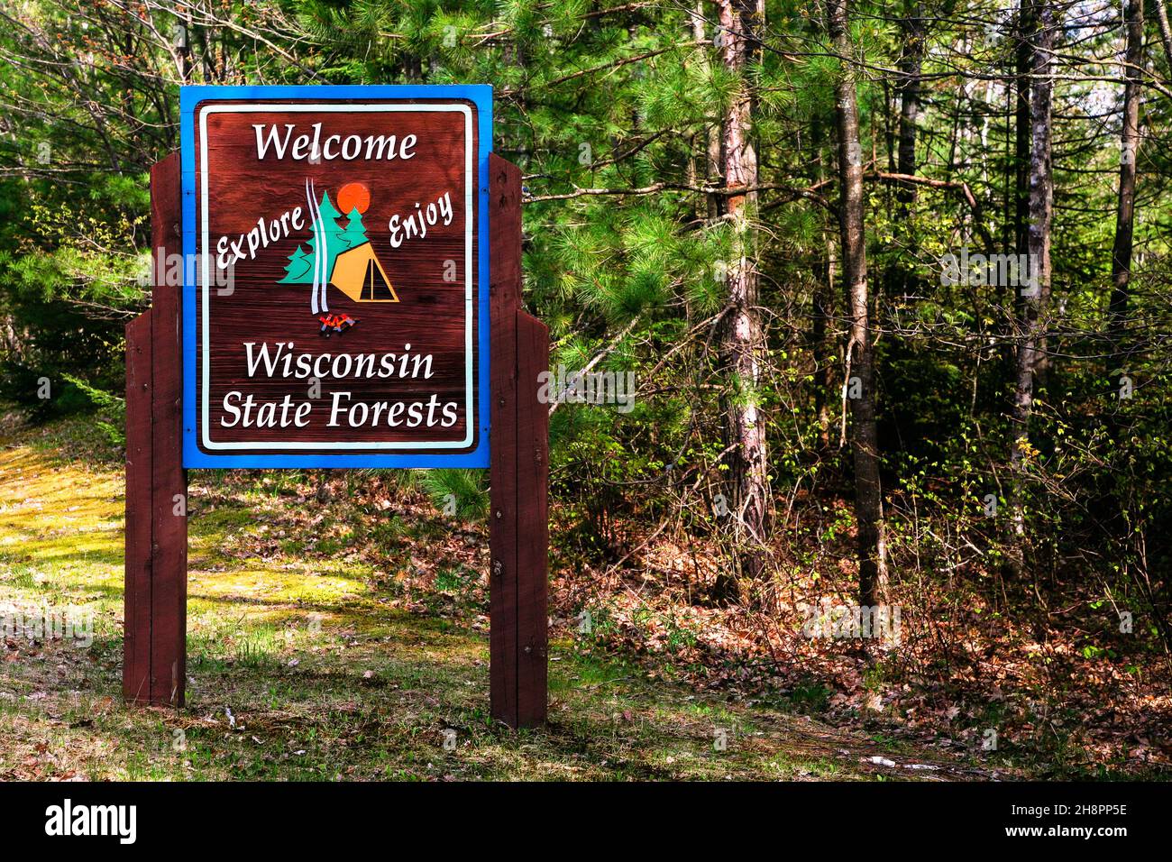 Entrance at wisconsin state park hi-res stock photography and images ...