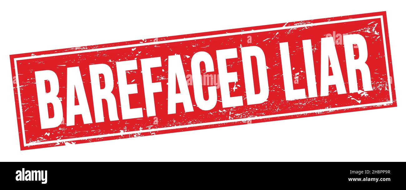 Barefaced liar Cut Out Stock Images & Pictures - Alamy