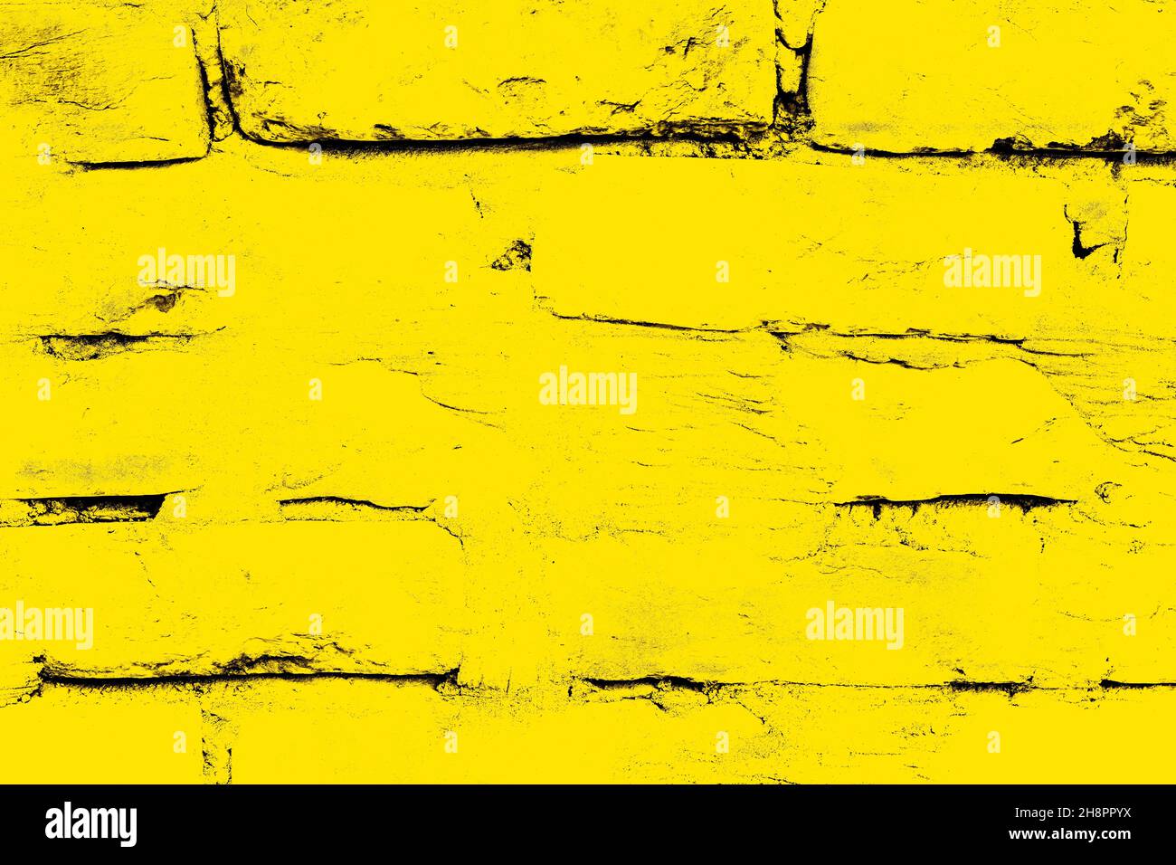 Abstract brick layout yellow texture background Stock Photo - Alamy