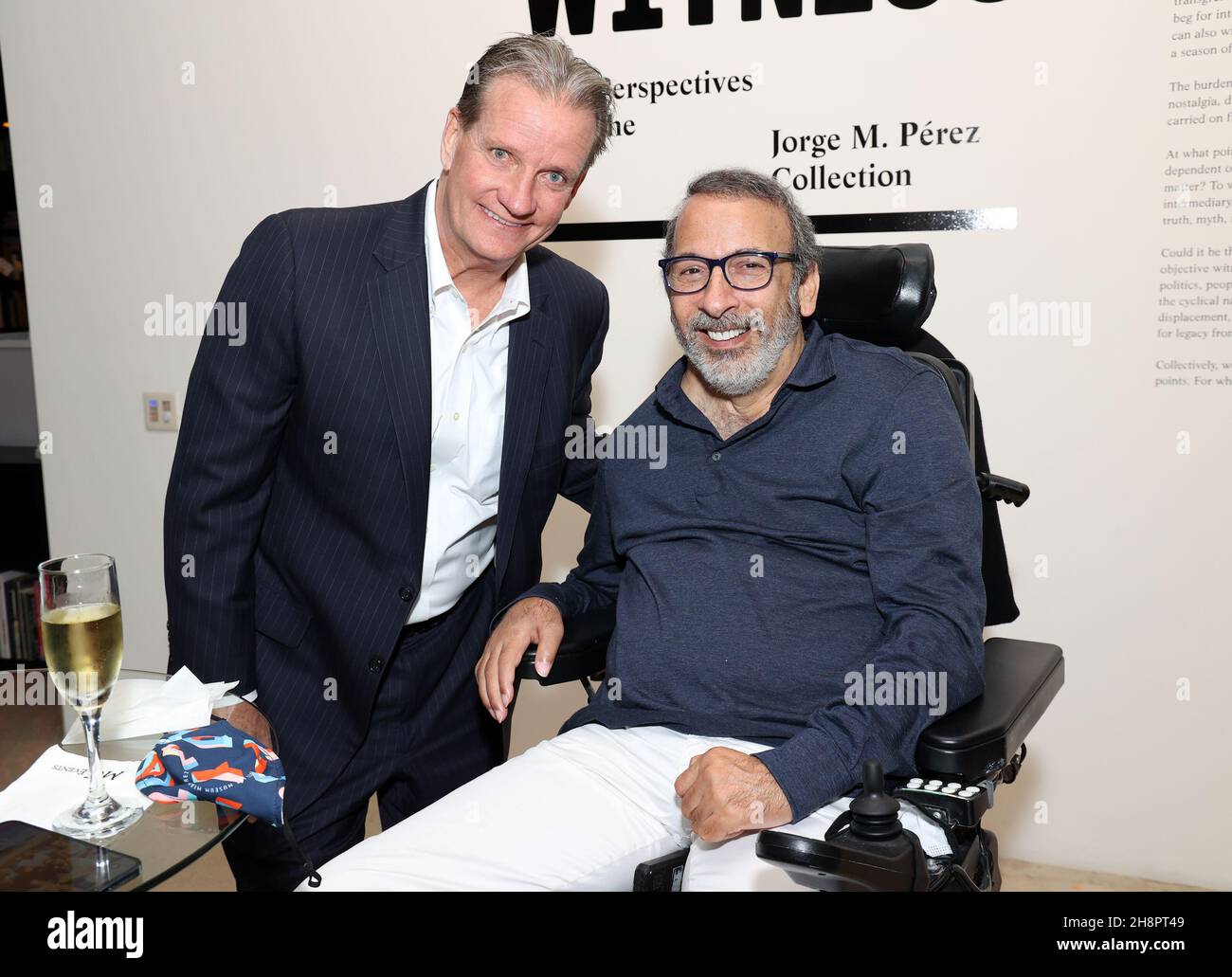 MIAMI, FL-NOV 30: Matt Allen and Jose Daes are seen at El Espacio 23 ...