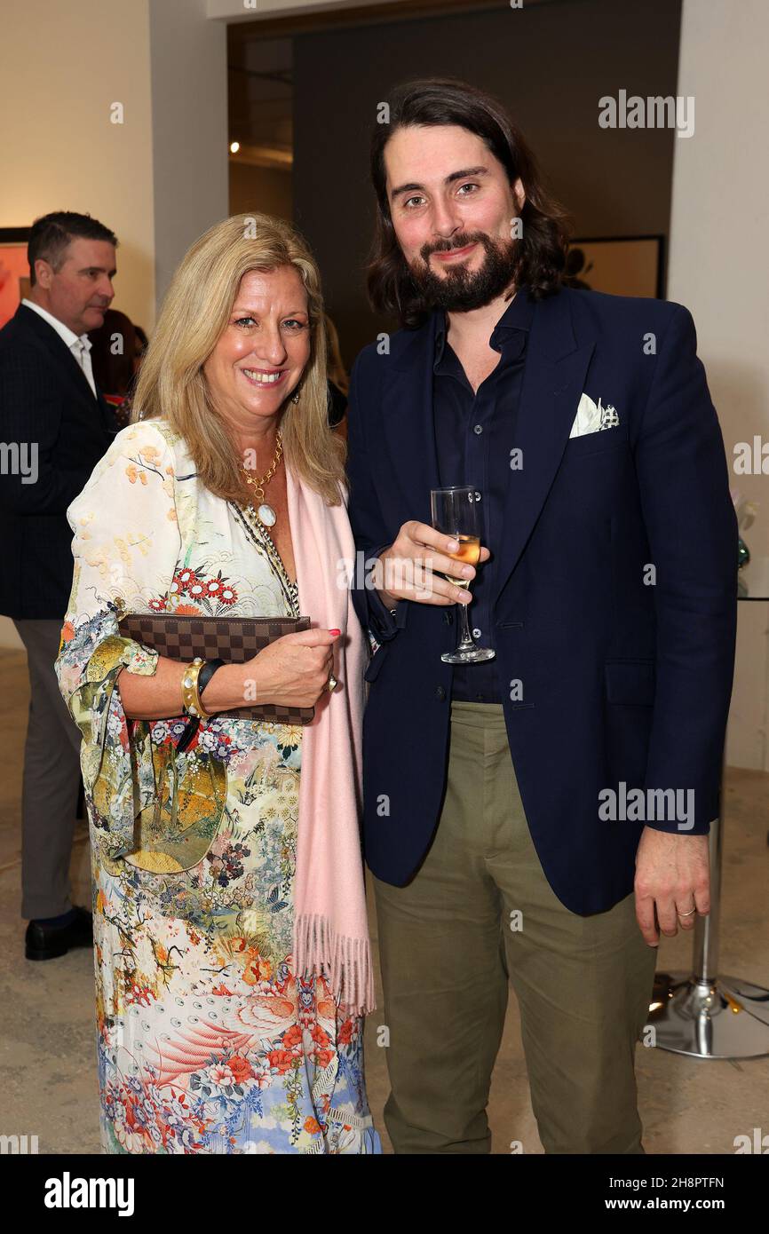 MIAMI, FL-NOV 30: Janice Browne and Valentine Goux are seen at El ...