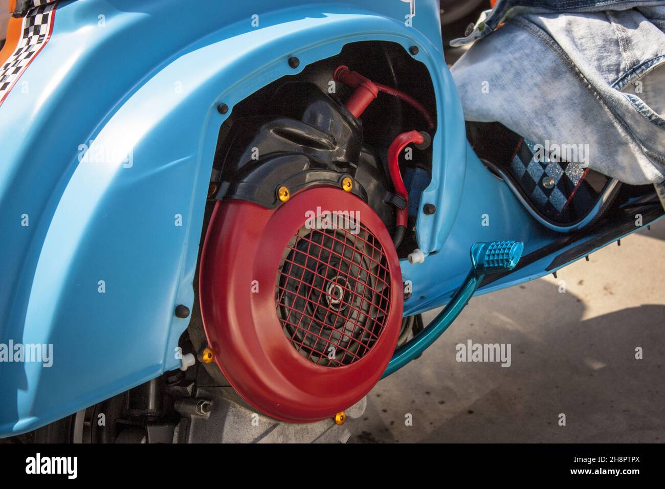 Vespa Handlebar High Resolution Stock Photography and Images - Alamy