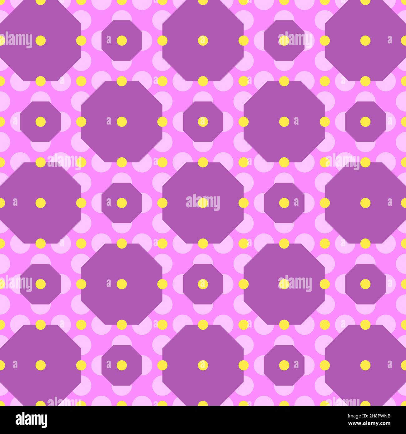 Octagon vector tile hi-res stock photography and images - Alamy