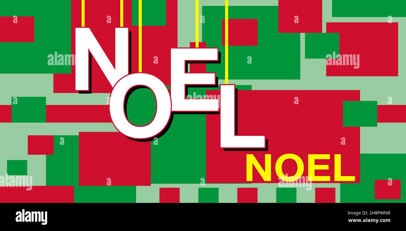 Abstract Noel design - Vector Illustration Stock Vector Image & Art - Alamy