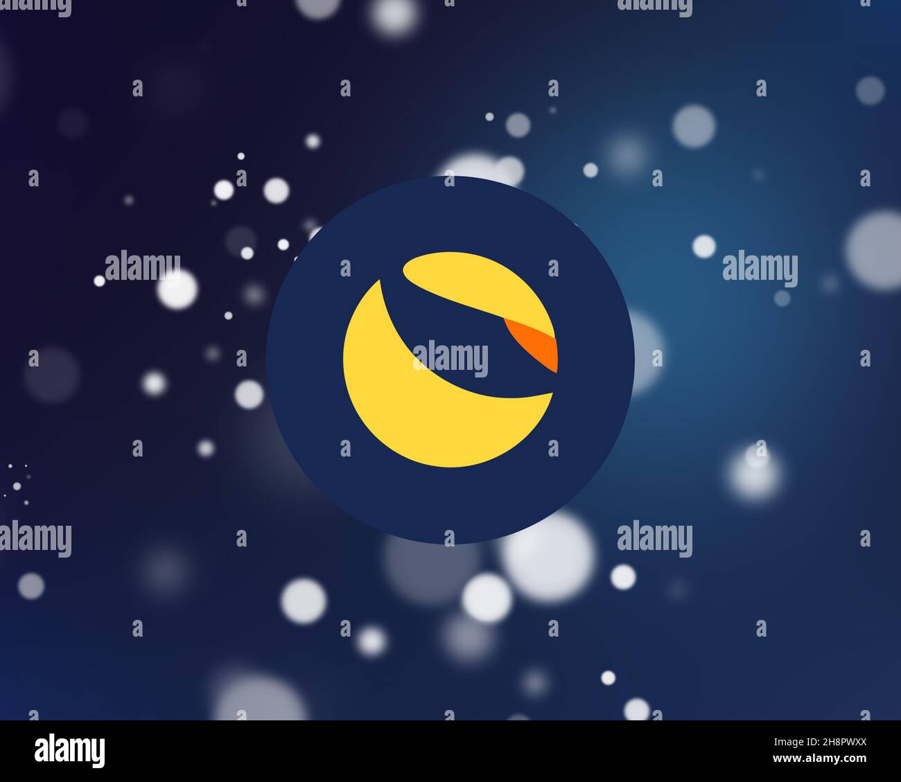 Tera luna, Luna,Cryptocurrency symbol in graph illustration with peer ...