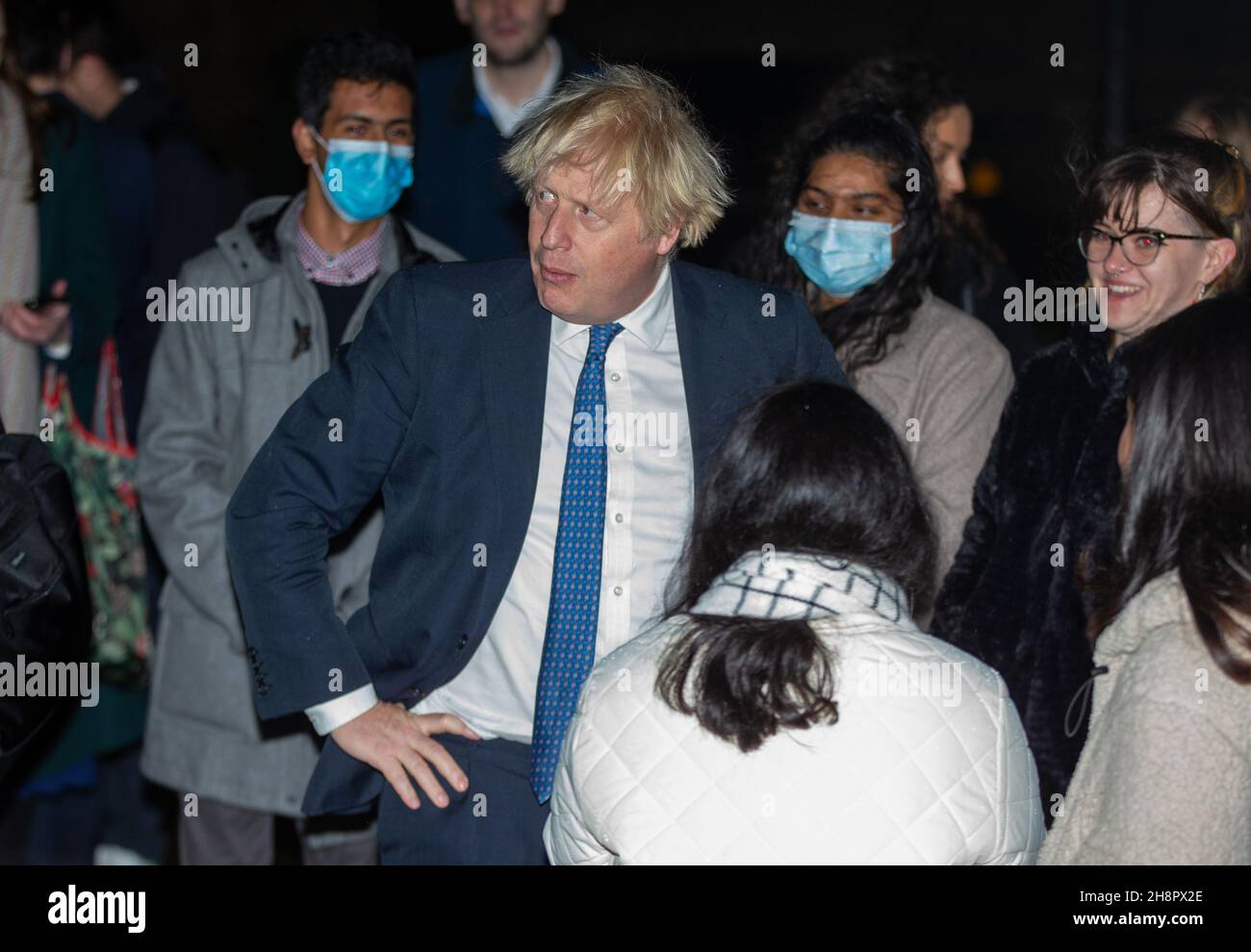 London, England, UK. 1st Dec, 2021. UK Prime Minister BORIS JOHNSON is ...