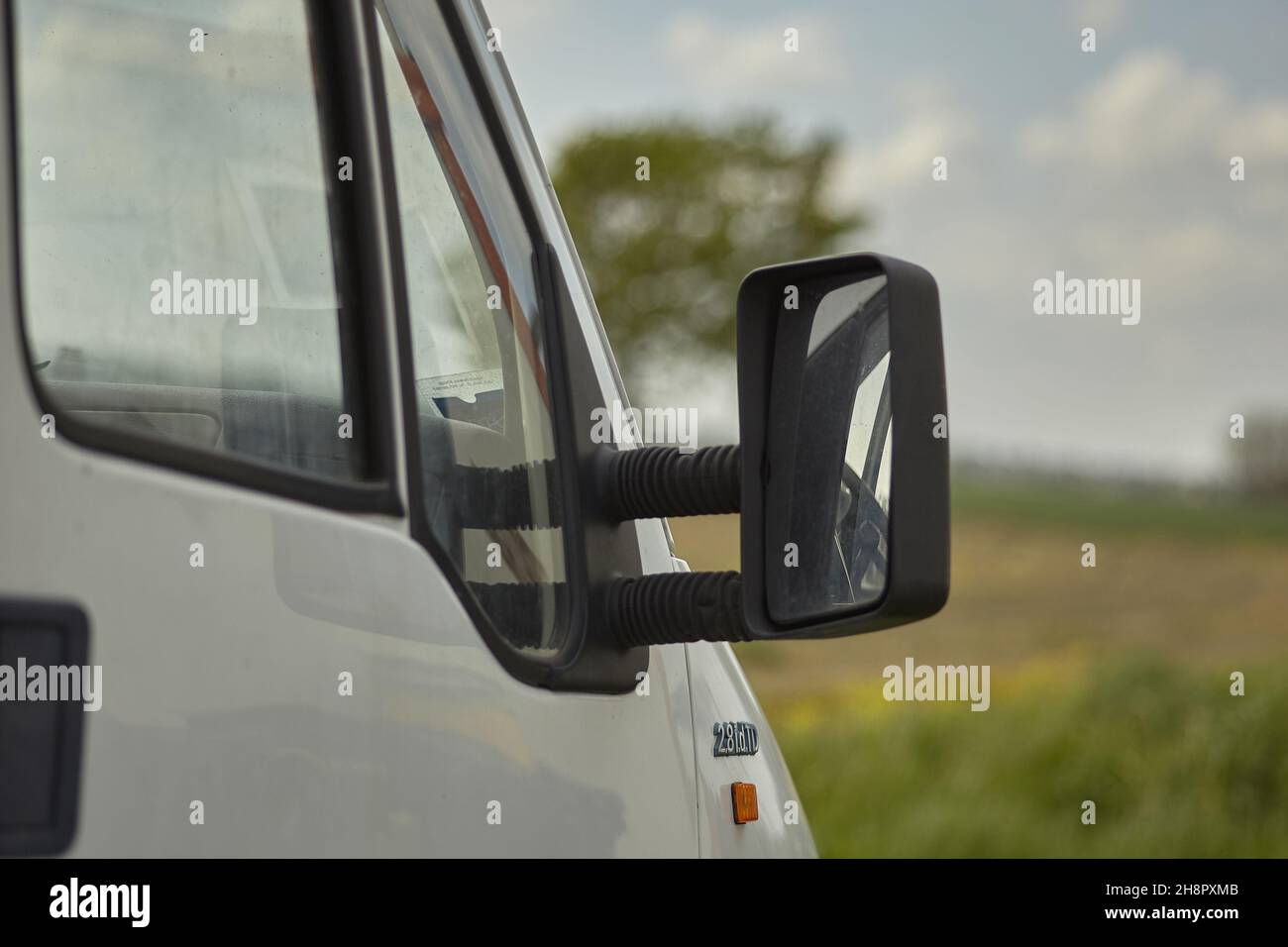 Van rear view mirror hi-res stock photography and images - Alamy