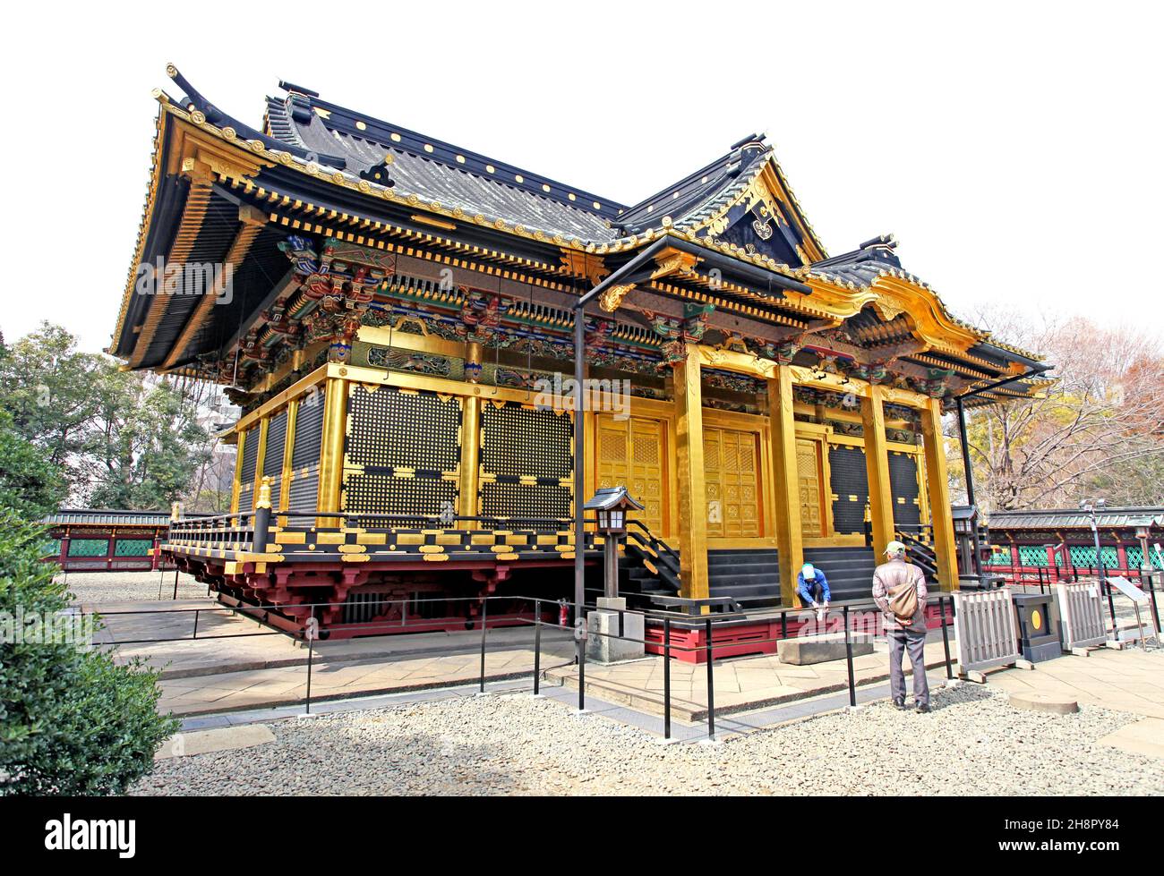 The Ueno Toshogu Shrine in Ueno Park, Tokyo is an ancient Shinto Shrine ...