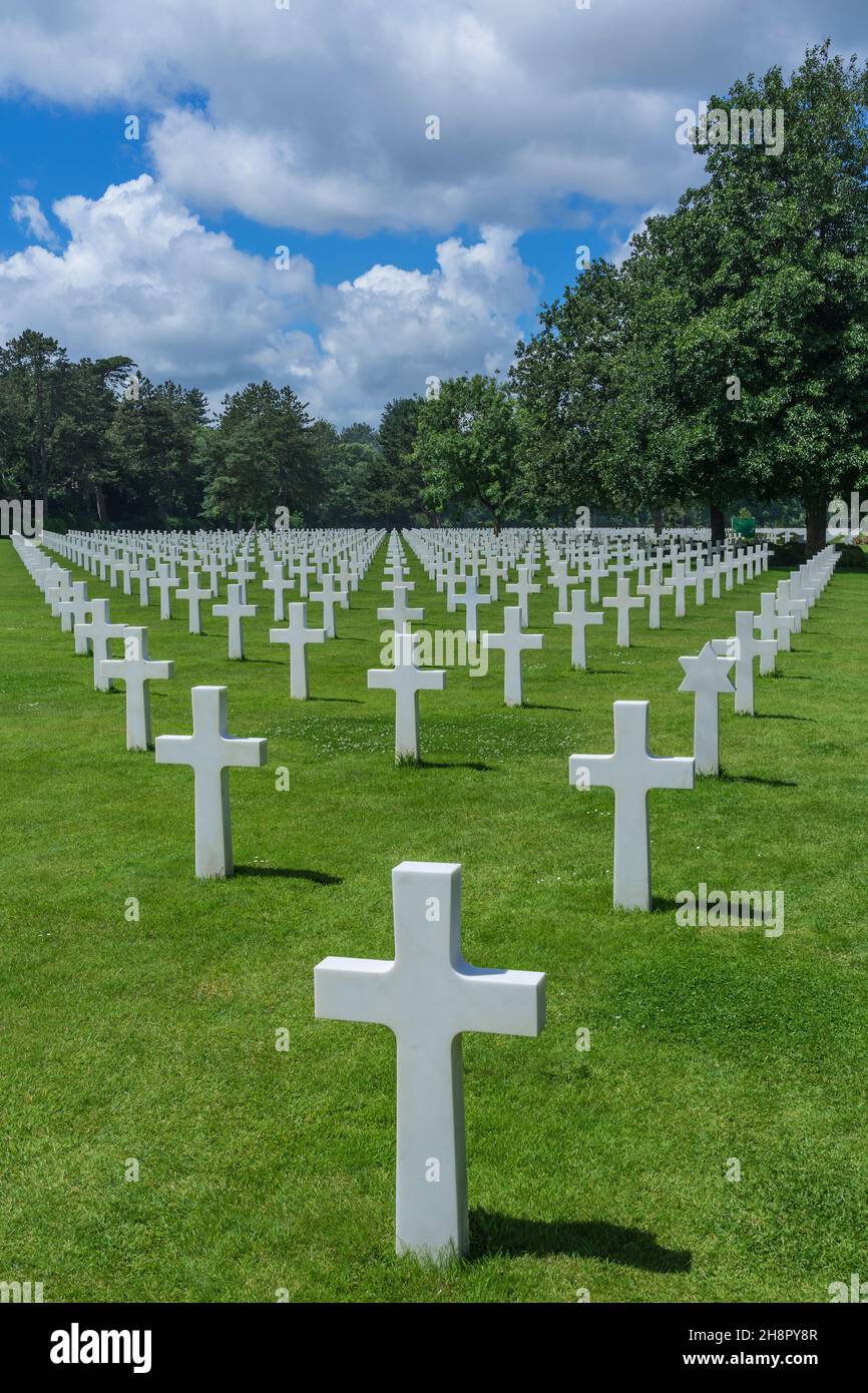 American war memorial near Omaha beach Stock Photo - Alamy