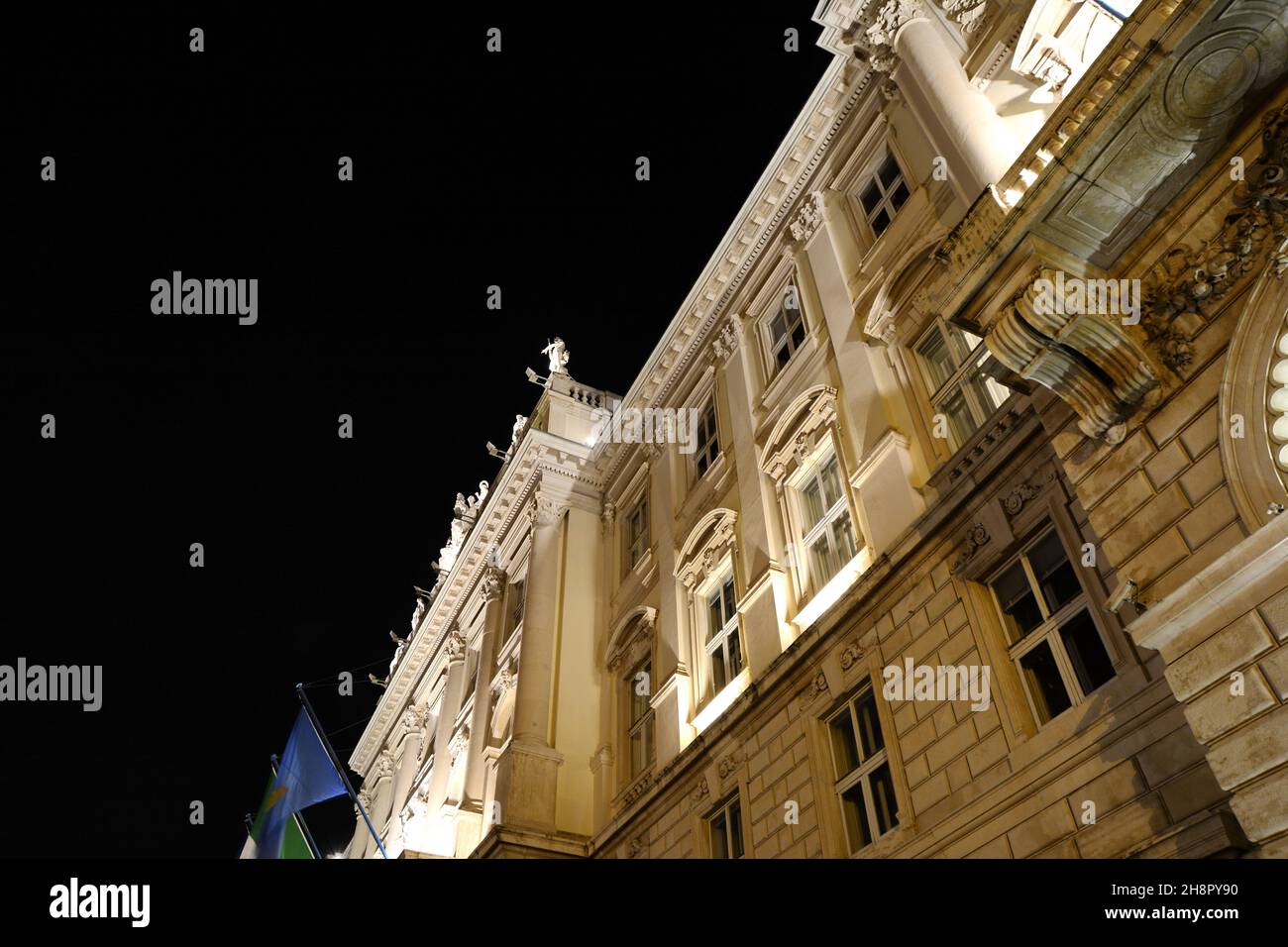 Trieste Italy - January ‎13, ‎2020: view of the Lloyd Triestino ...