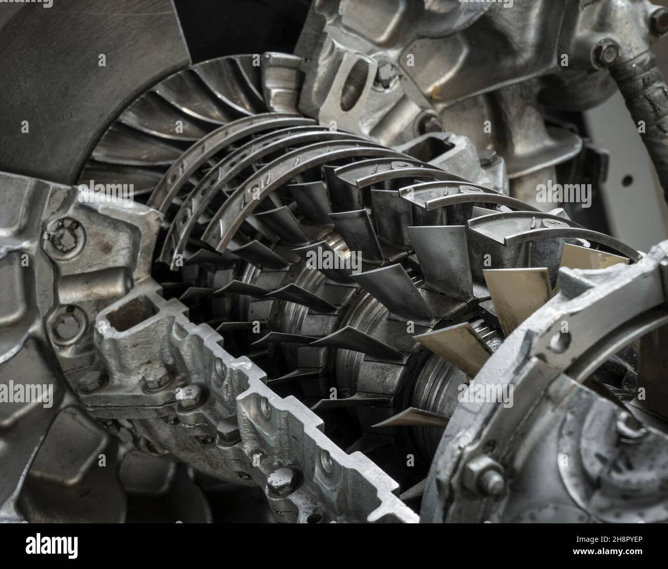 propeller of a historic jet engine Stock Photo - Alamy