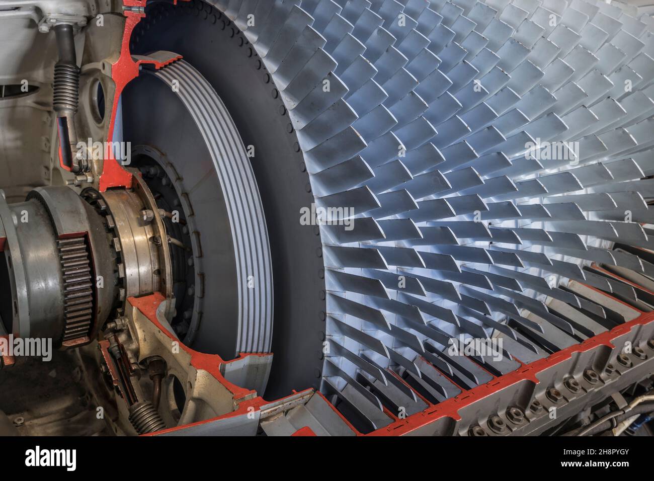 propeller of a historic jet engine Stock Photo - Alamy