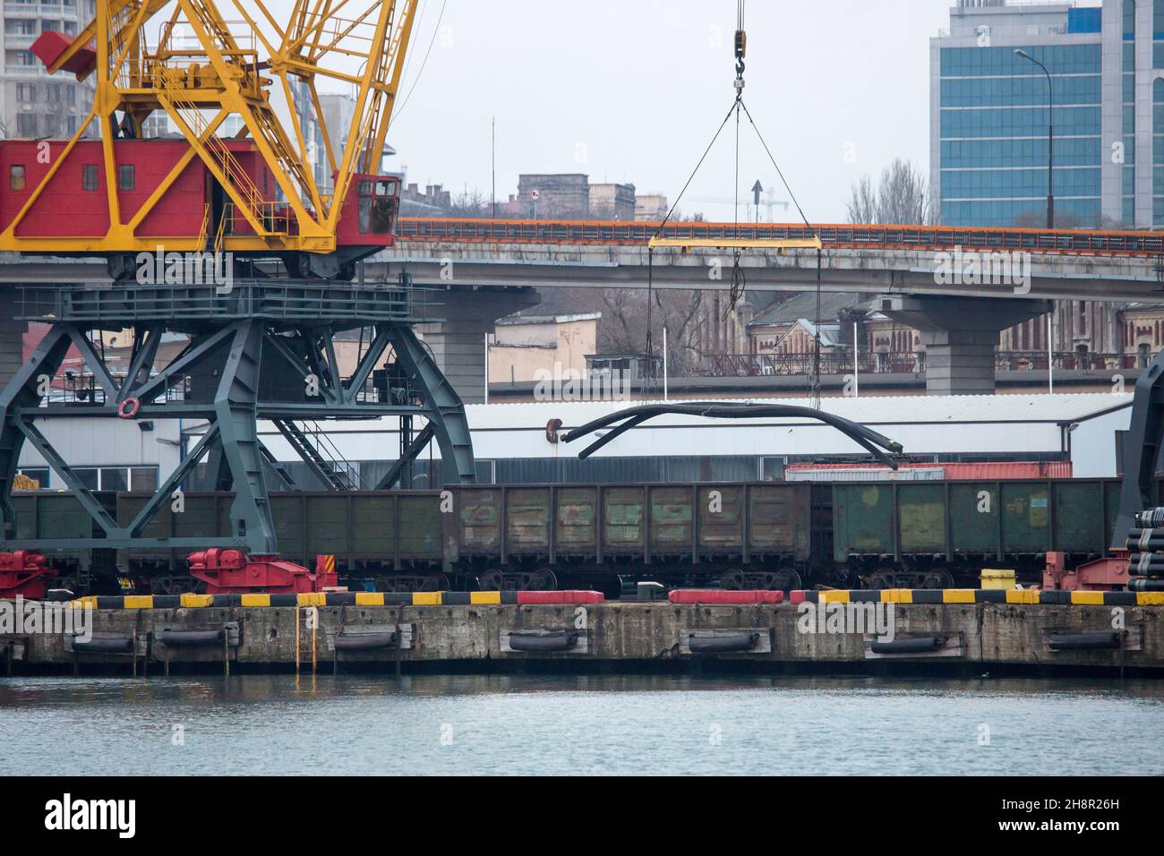 Railroad cars at chemical plant hi-res stock photography and images - Alamy
