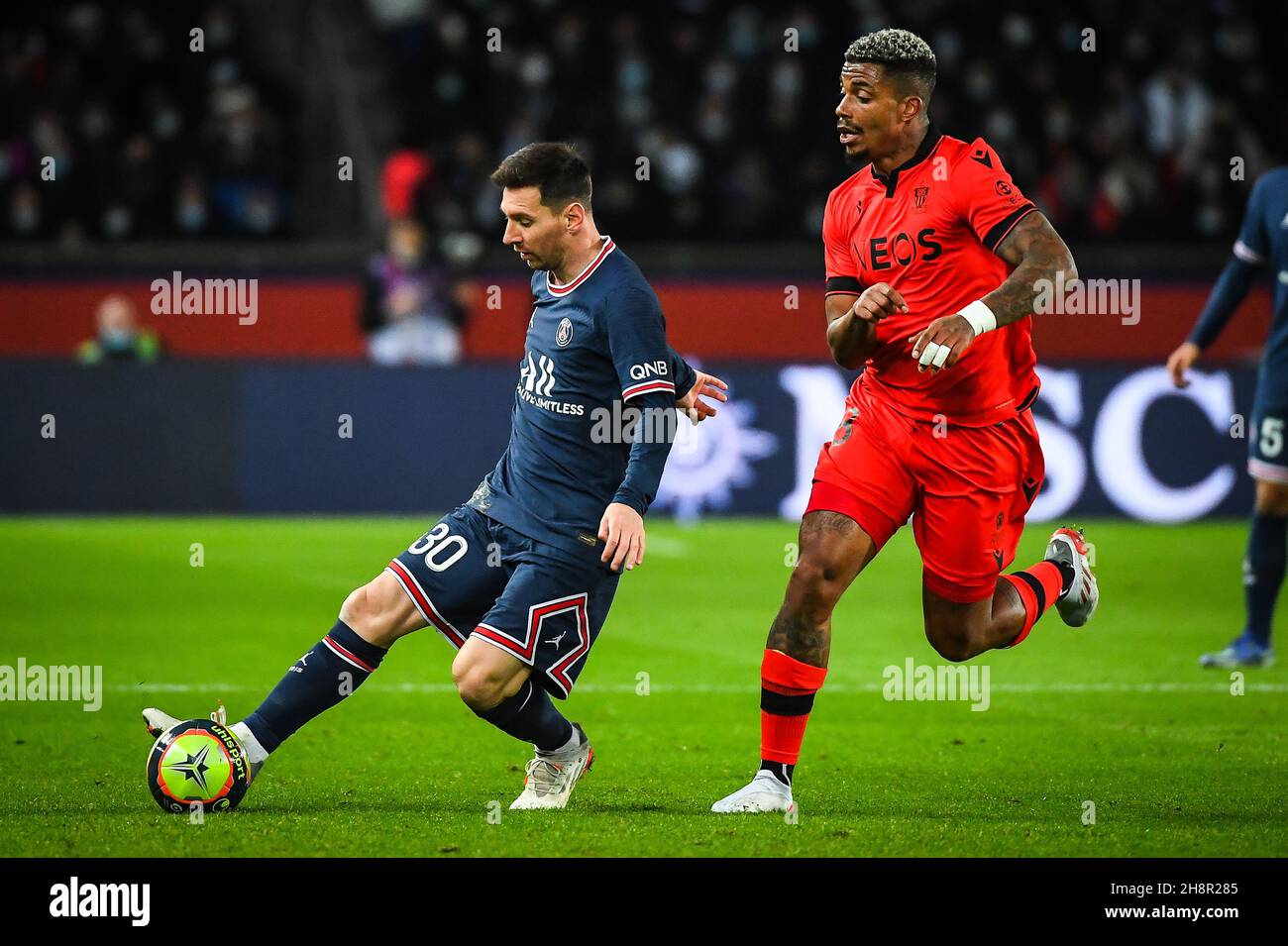 Paris, France, France. 1st Dec, 2021. Lionel (Leo) MESSI of PSG and ...
