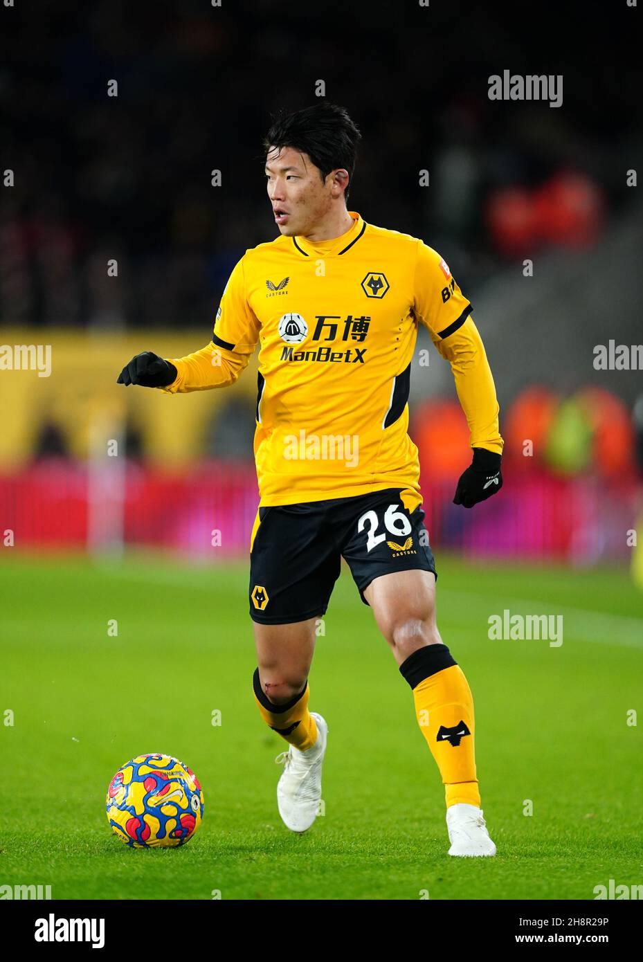 Wolverhampton Wanderers' Hwang Hee-chan during the Premier League match ...
