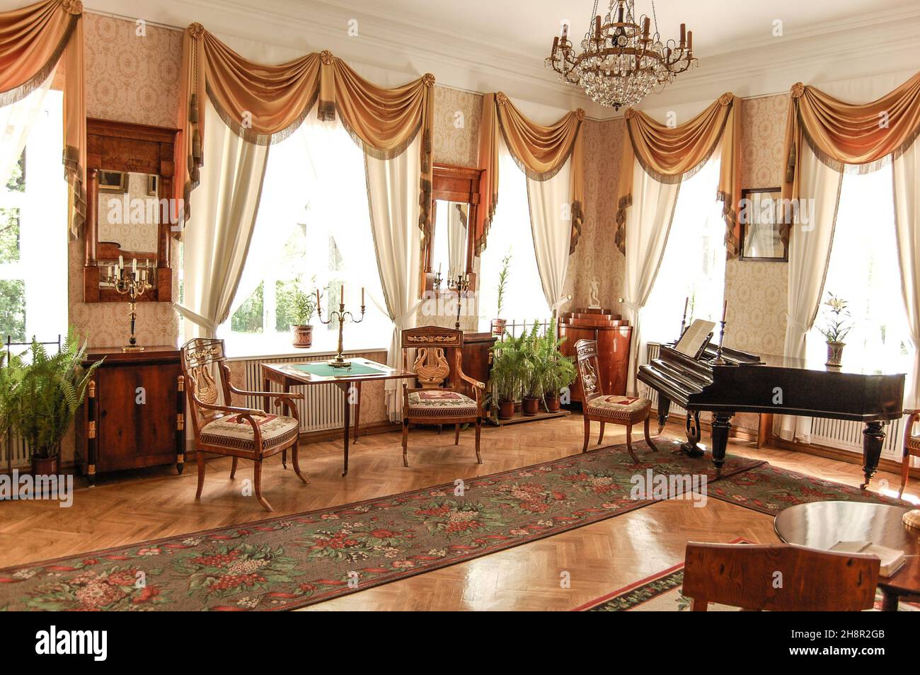 Interior of noble estates Stock Photo - Alamy