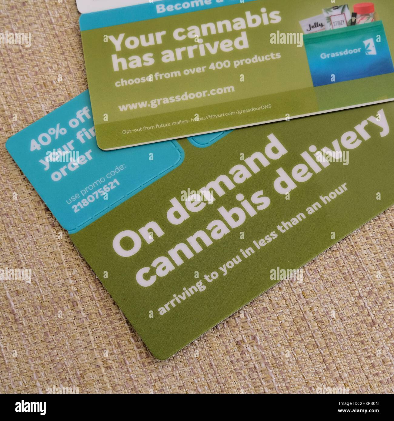 Cannabis delivery technology company hi-res stock photography and ...