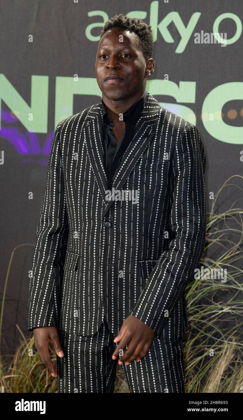 LONDON, ENGLAND - NOVEMBER 30: Toheeb Jimoh attends the UK Premiere of ...