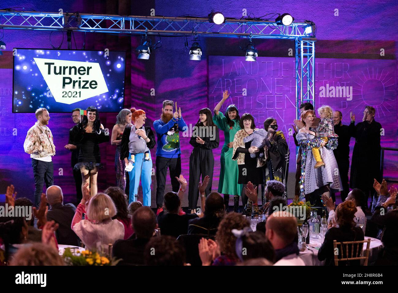 EDITORIAL USE ONLY Array Collective are announced as the winner of ...