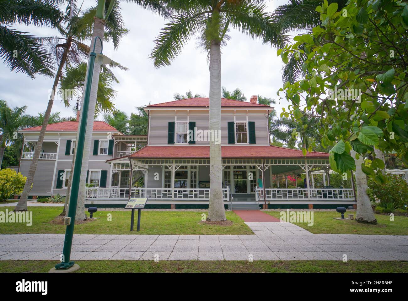 Thomas Edison Estate in Fort Myers, Florida Stock Photo - Alamy