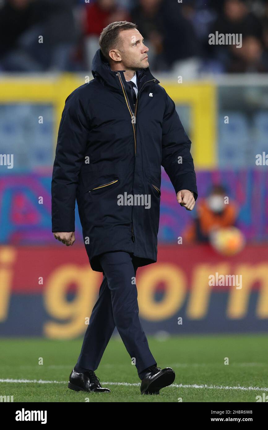 Luigi Ferraris stadium, Genova, Italy, December 01, 2021, Andriy ...