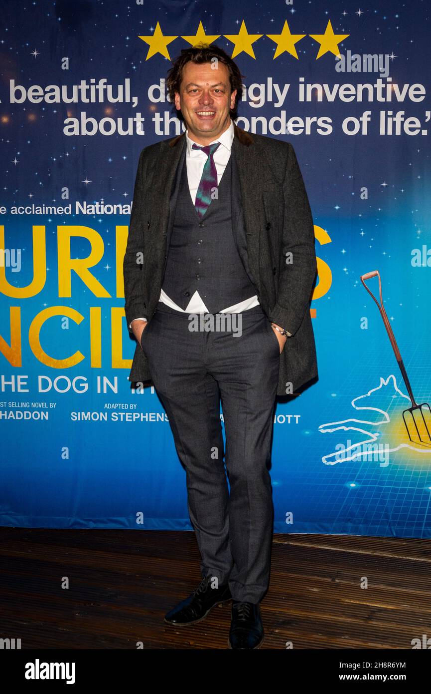 London, UK. 1 December 2021. Simon Stephens, playwright, arrives for ...