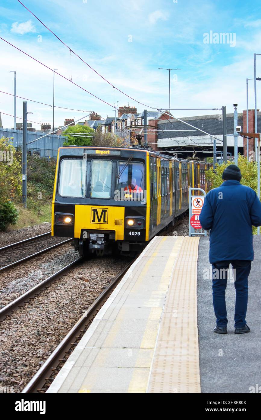 Man standing on an empty metro train hi-res stock photography and ...