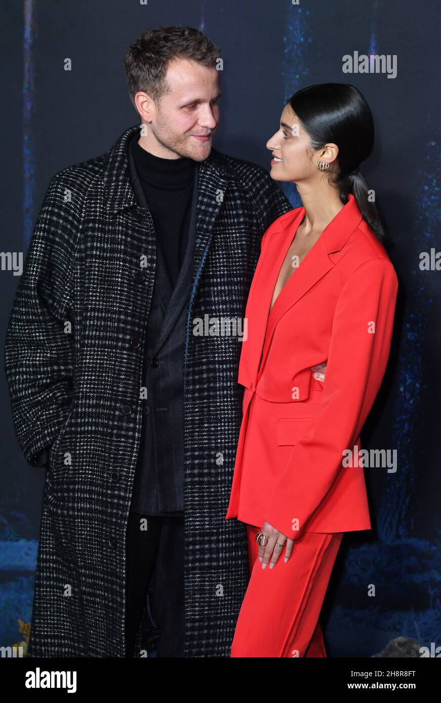 London, UK. December 1st, 2021. London, UK. Josh Dillon and Anya ...