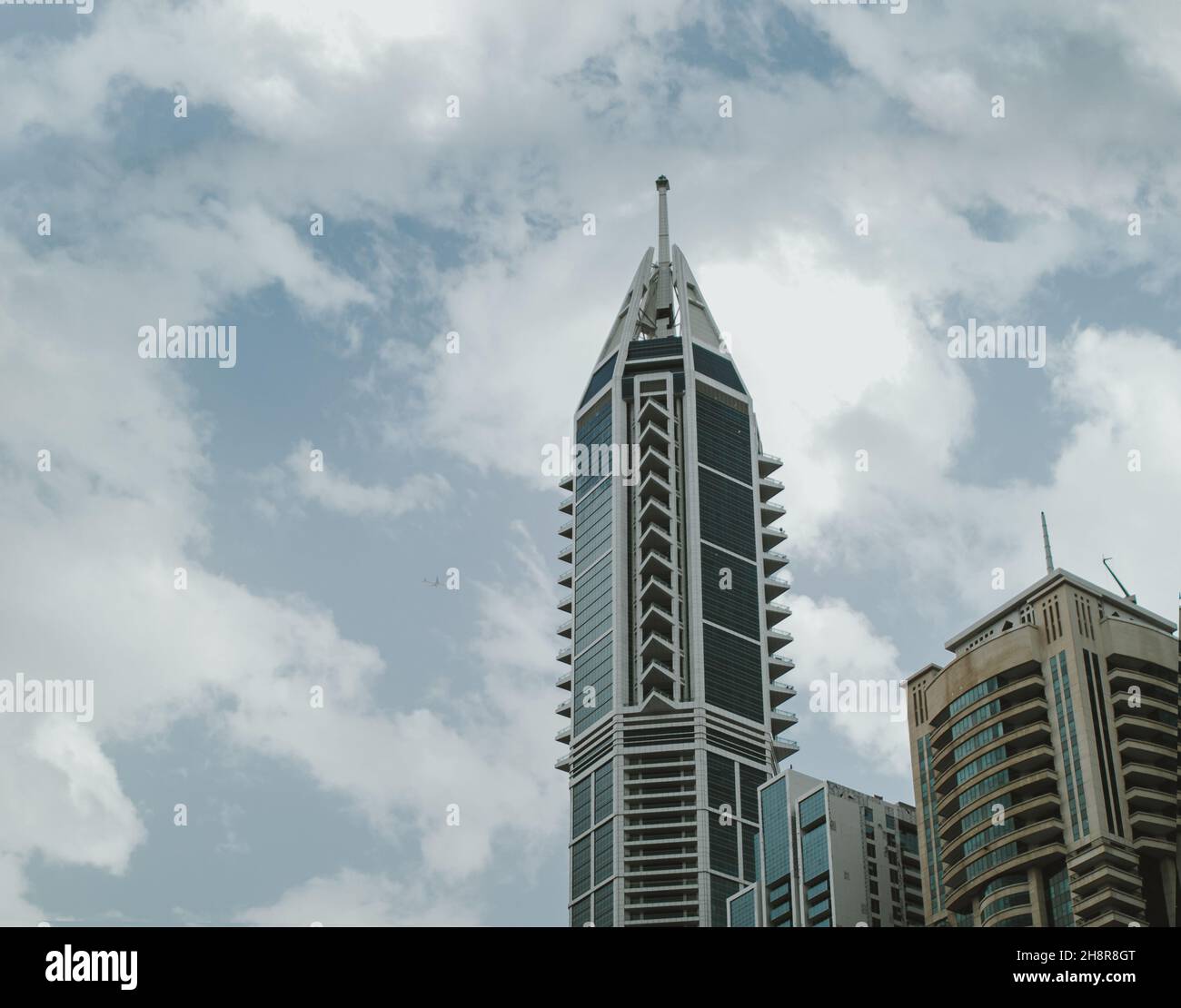 Modern Dubai buildings architecture landmarks with beautiful view and ...