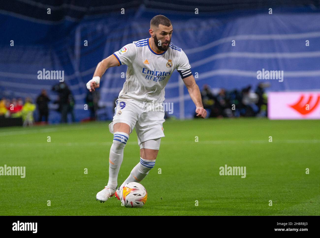 1 st December 2021; Estadio Santiago Bernabeu, Madrid, Spain; Men's La ...