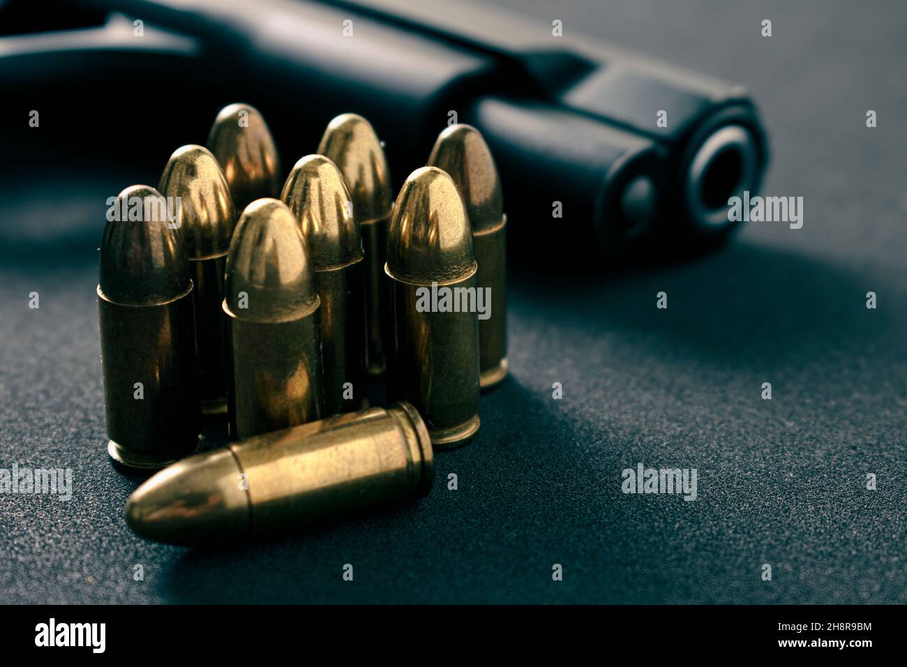 Pistol gun fire arm handgun weapon security crime machine shadow hi-res ...