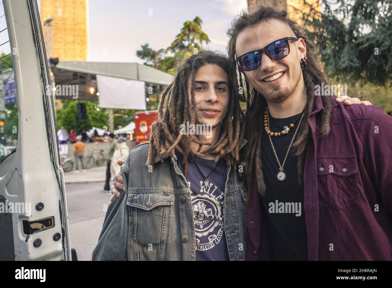 Young rastafarian youth hi-res stock photography and images - Alamy